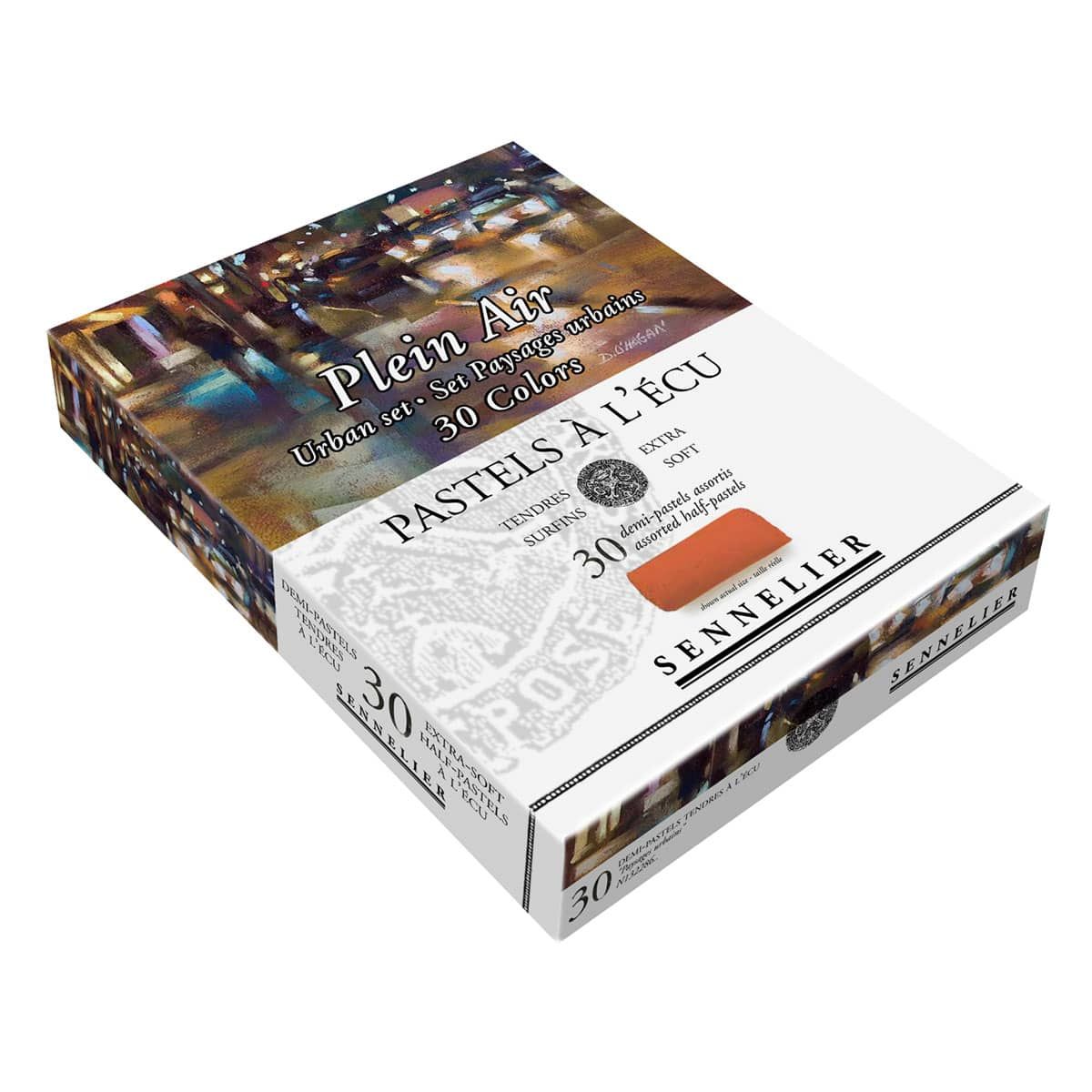 Sennelier Extra Soft Pastel Cardboard Box Set Half Sticks Urban Colors ...