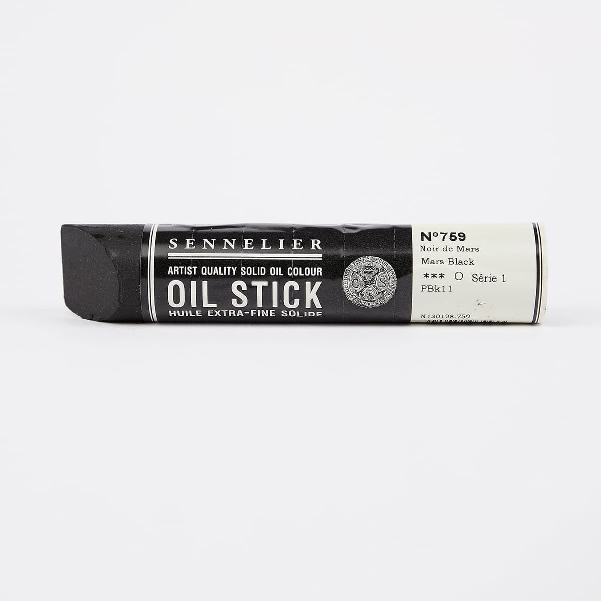 Sennelier Giant Solid Oil Stick - Mars Black, 96ml | Jerry's Artarama