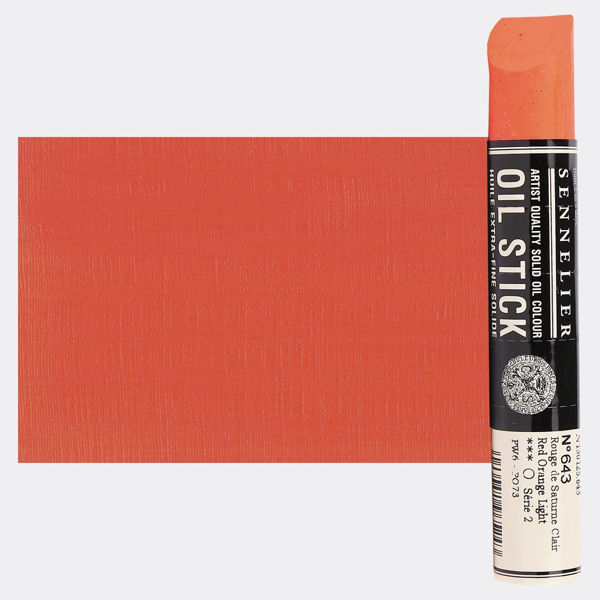 Sennelier Extra Fine Solid Oil Stick - Red Orange, 38ml | Jerry's Artarama