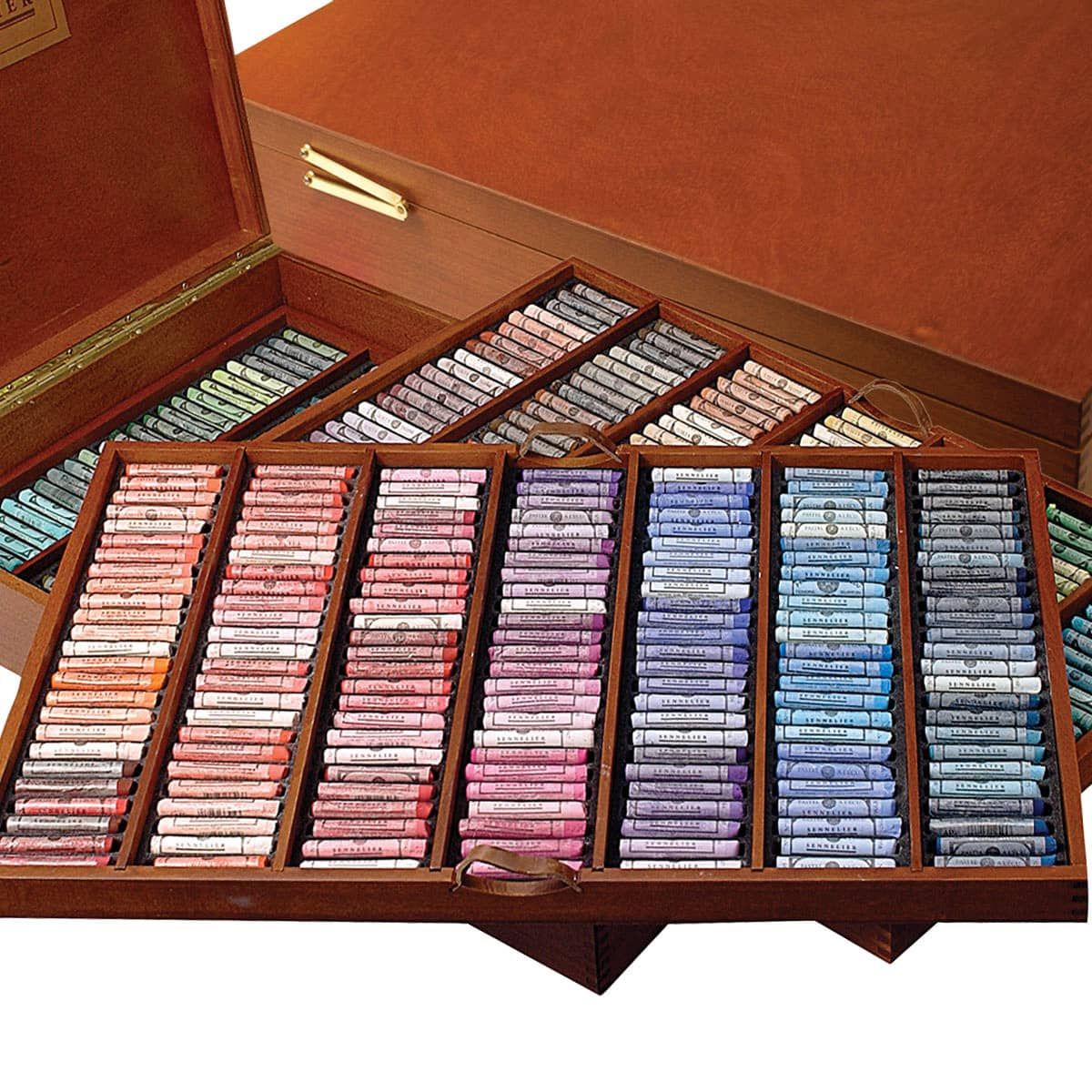 Sennelier Extra Soft Pastel Standard Wood Box Set Assorted Colors (Set ...