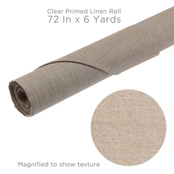 Senso Clear Primed Linen Canvas Roll 72" x 6 Yards | Jerry's Artarama