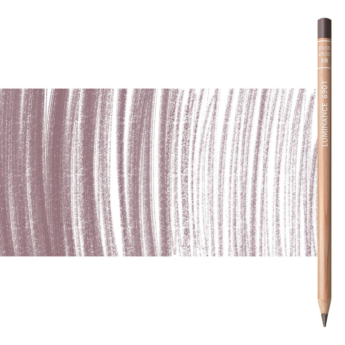 Caran d'Ache Luminance 6901 Lightfast Pencil No. 906 - Sepia 50% ...