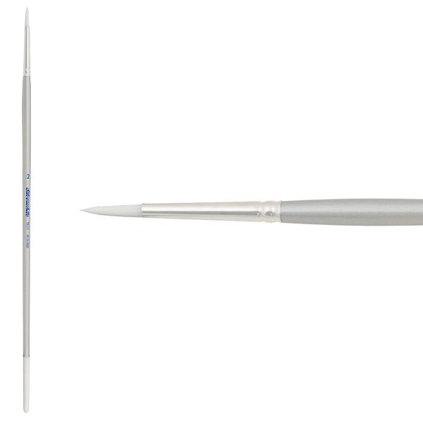 Silver Brush Silverwhite® Synthetic Long Handle Brush Series 1500 Round ...