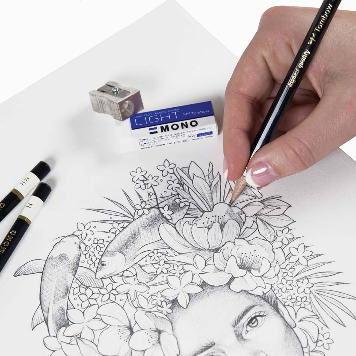 Tombow MONO Drawing Pencil Assorted Set of 12 | Jerry's Artarama