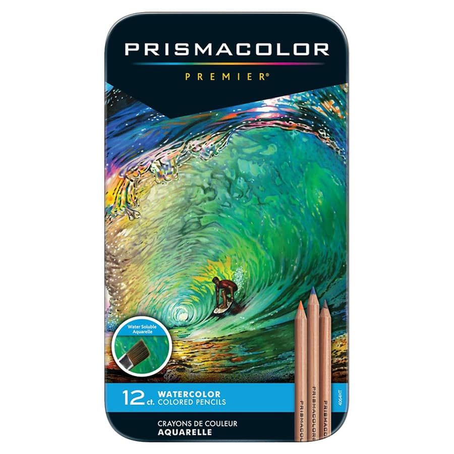 Prismacolor Watercolor Pencil Set of 12 - Assorted Colors