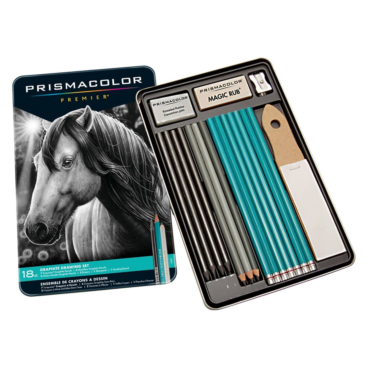 Prismacolor Sketching Pencil Tin Graphite (Set of 18) | Jerry's Artarama