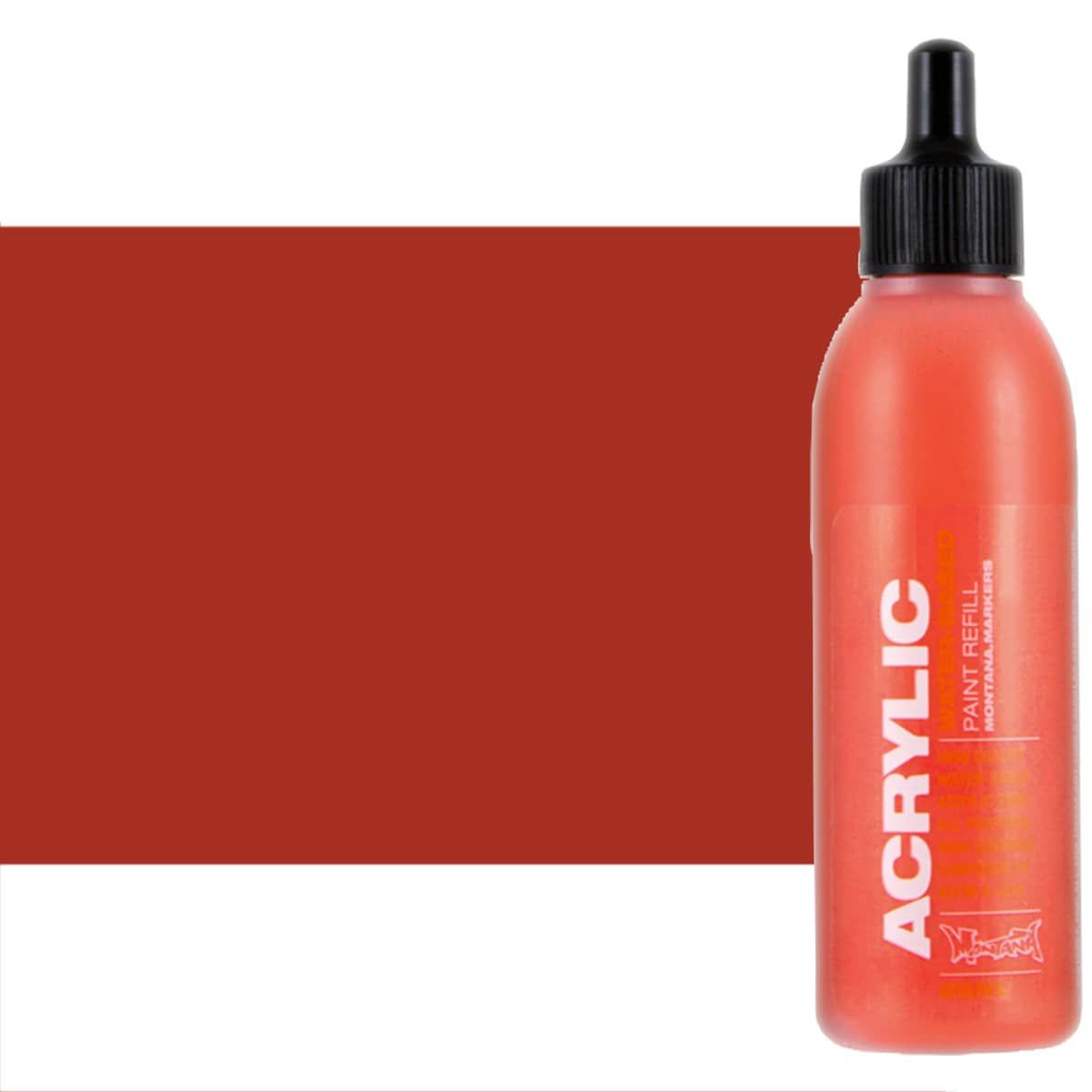 Montana ACRYLIC Water-Based Marker Refill - Shock Orange Dark, 25ml ...