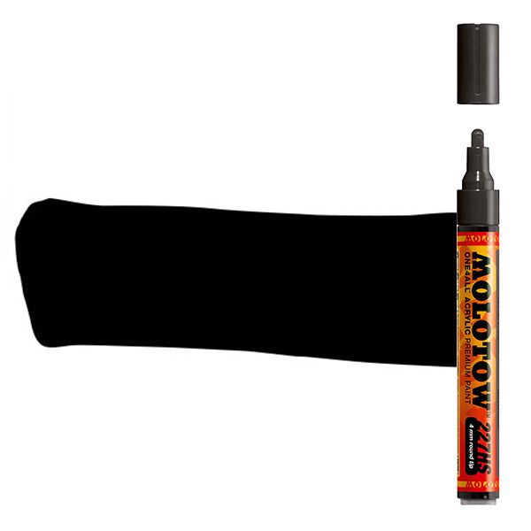 Molotow ONE4ALL 4mm Marker - Signal Black | Jerry's Artarama