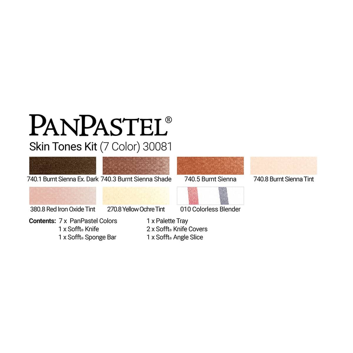PanPastel™ Skin Tones Kit, 7 Colors | Jerry's Artarama