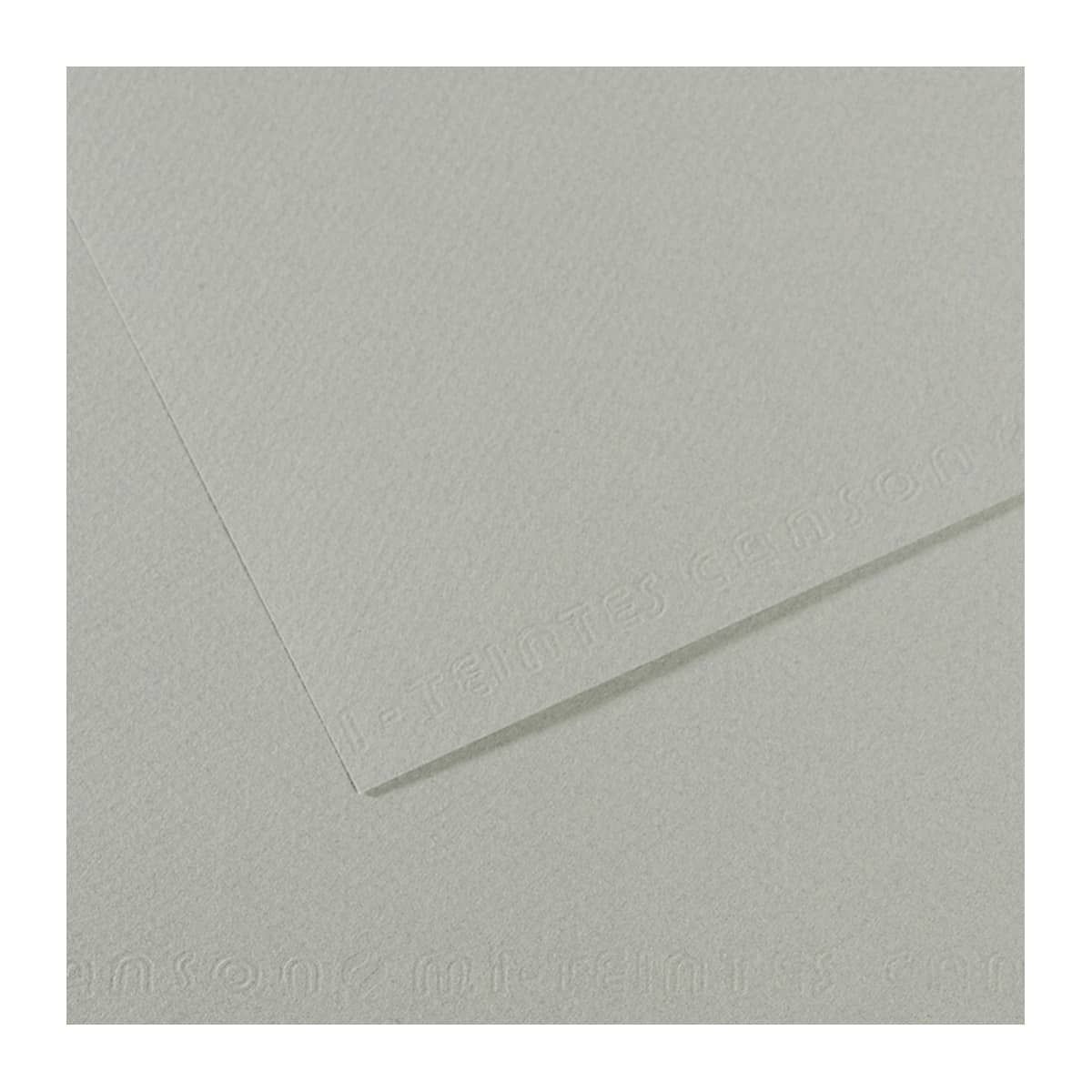 Canson Mi-Teintes Sheet - 354/Sky Grey, 19" x 25" (Pack of 10) | Jerry ...
