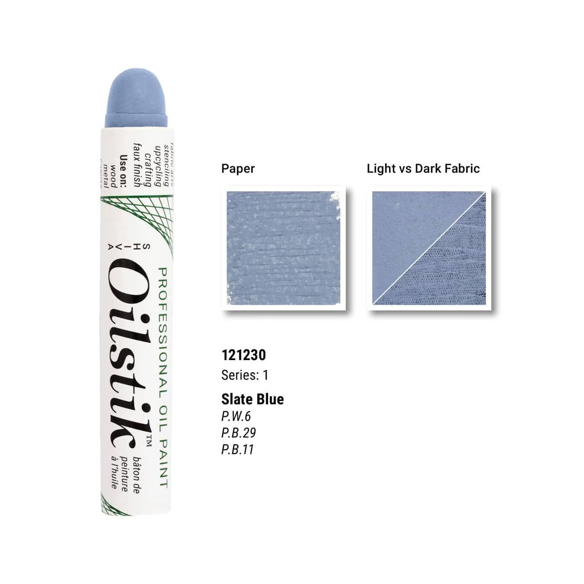 Richeson Shiva Oilstik - Slate Blue | Jerry's Artarama