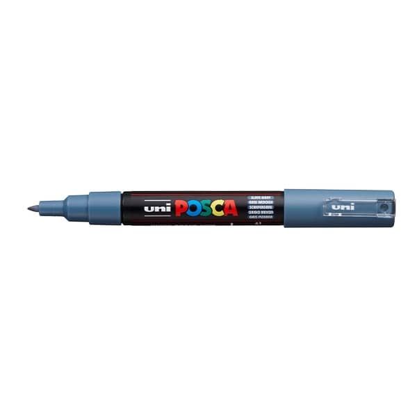 Posca Paint Marker, Slate Grey, X-Fine Tip Marker | Jerry's Artarama