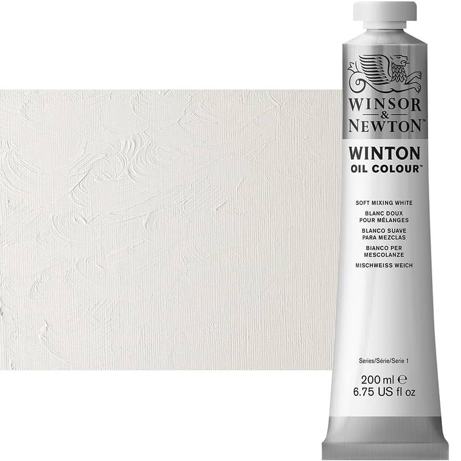 Winton Oil Color - Soft Mixing White, 200ml Tube | Jerry's Artarama