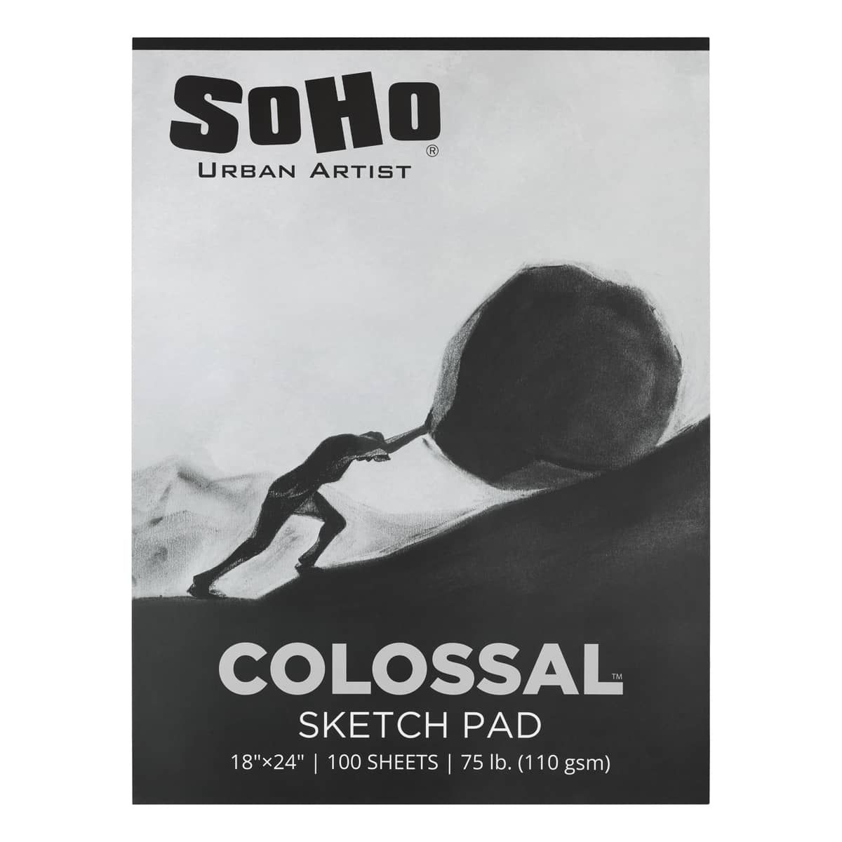 Soho Colossal Sketch Pad 18"x24", 75 lb. (100 Sheets) | Jerry's Artarama