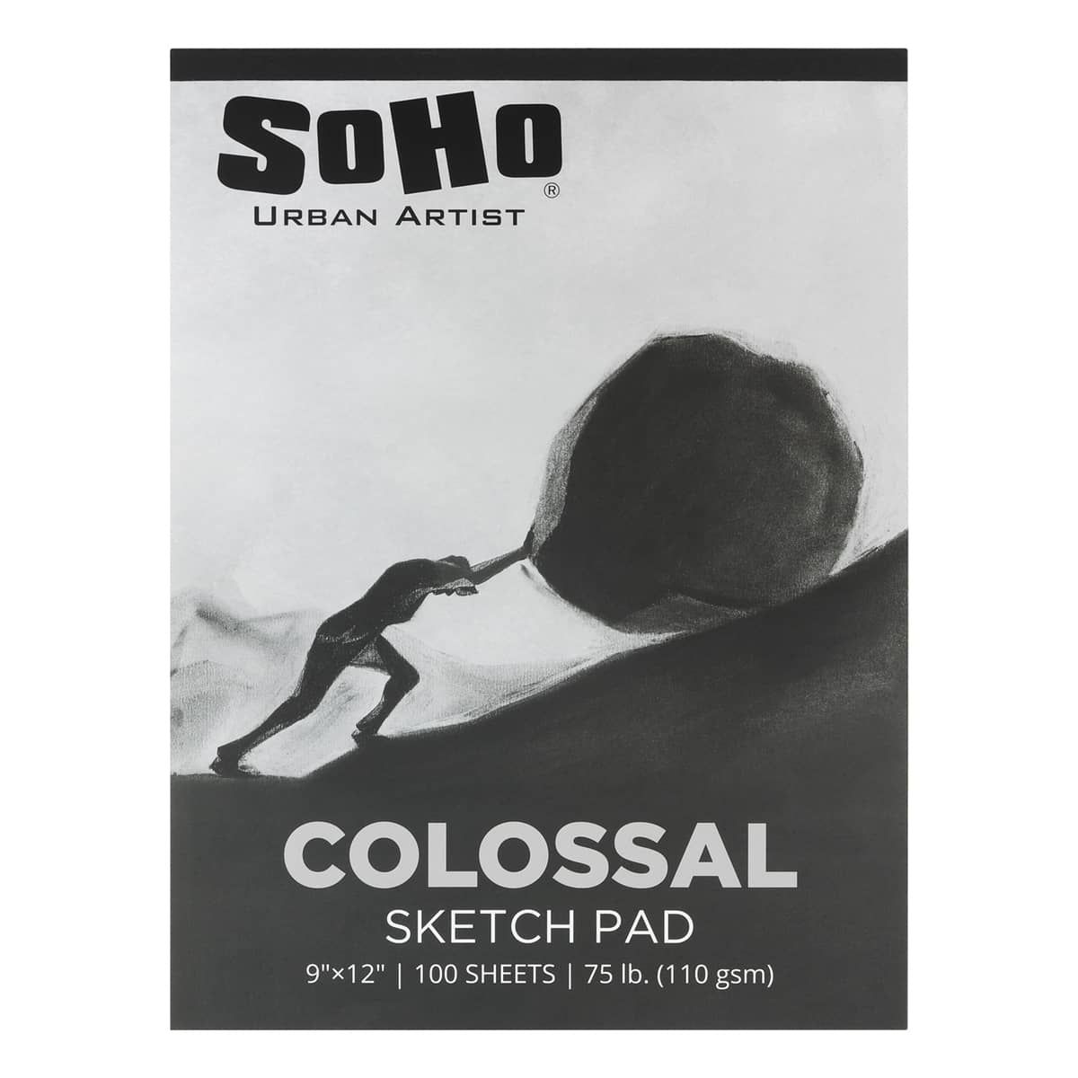 Soho Colossal Sketch Pad 9"x12", 75 lb. (100 Sheets) | Jerry's Artarama
