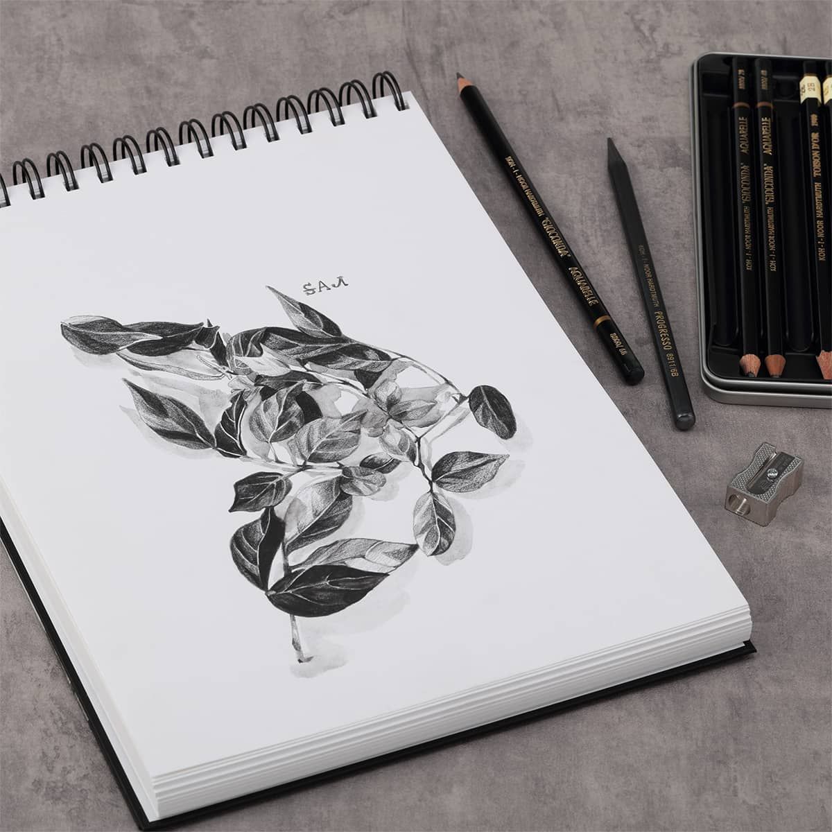 Soho Hard Cover Heavy Drawing Pad 6"x8", 135 lb. (50 Sheets) | Jerry's ...