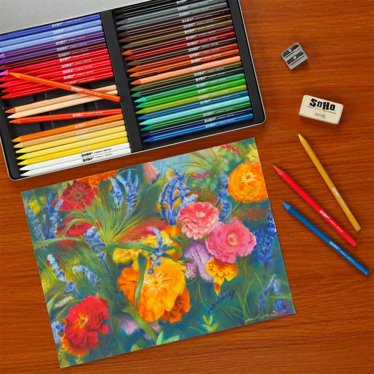 SoHo Urban Artist Woodless Pastel Pencils | Jerry's Artarama