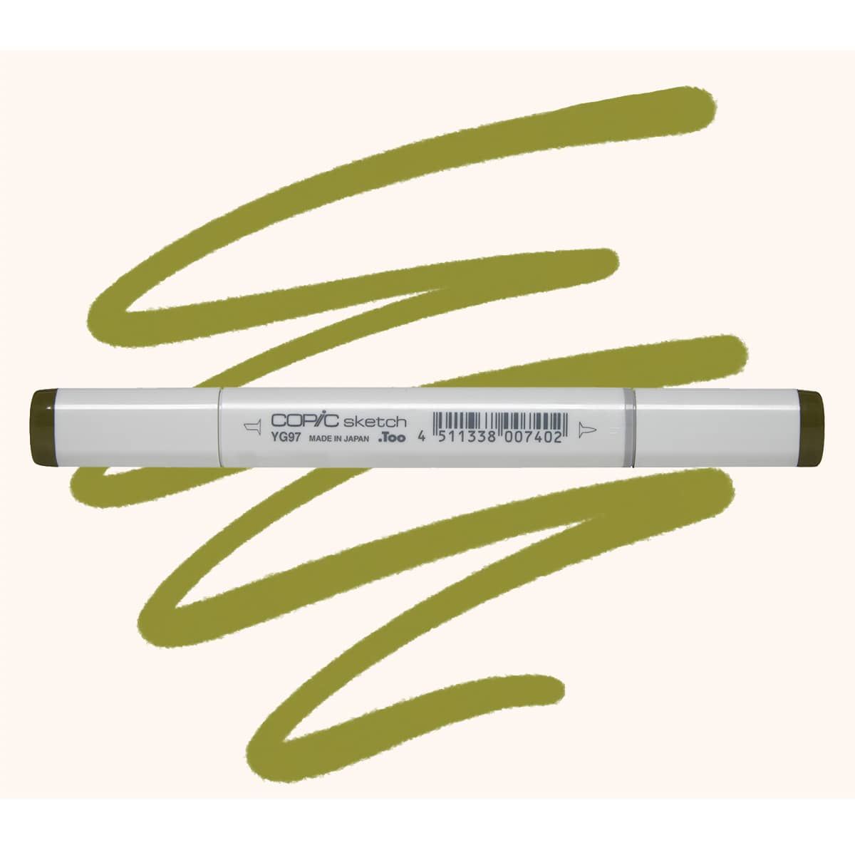 Copic Sketch Marker YG97 Spanish Olive | Jerry's Artarama