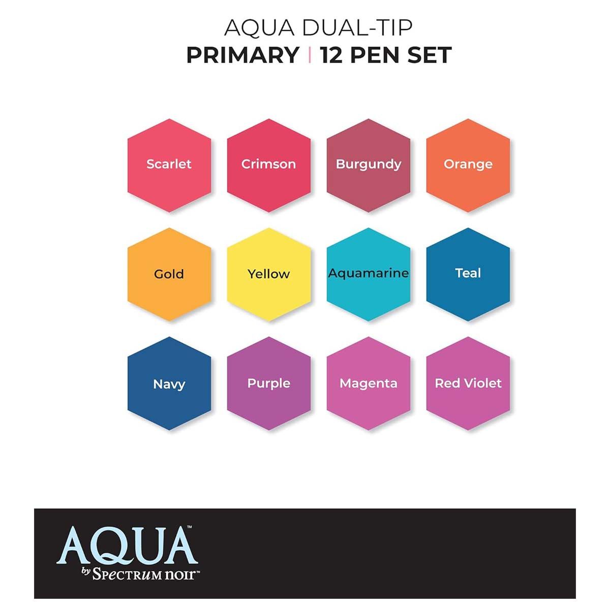 Spectrum Noir Aqua Dual-Tip Marker Sets | Jerry's Artarama