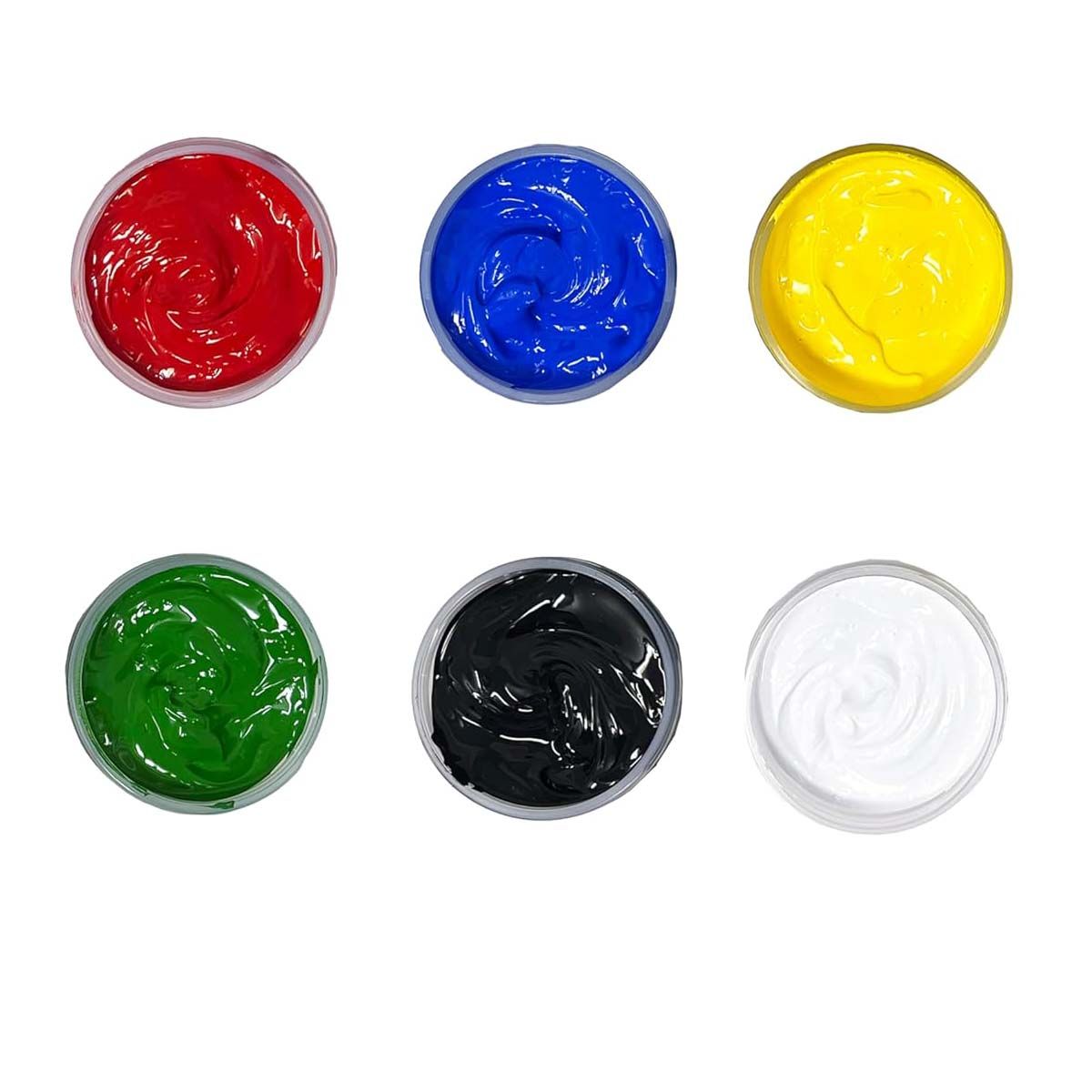 Speedball Flex Fabric Screen Print Ink Color Set of 6, 4oz | Jerry's ...