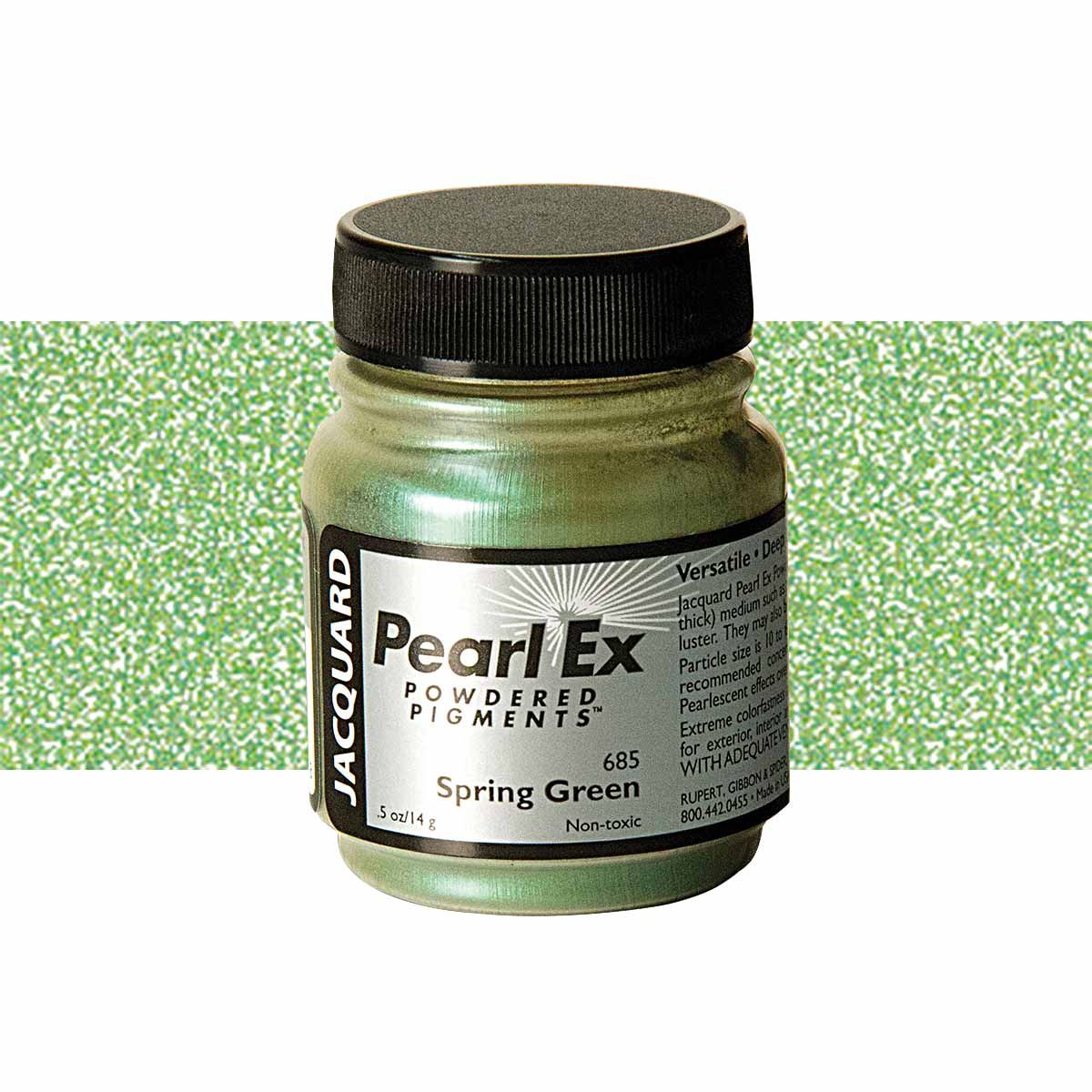 Jacquard Pearl-Ex Powder Pigment - Spring Green .5oz | Jerry's Artarama