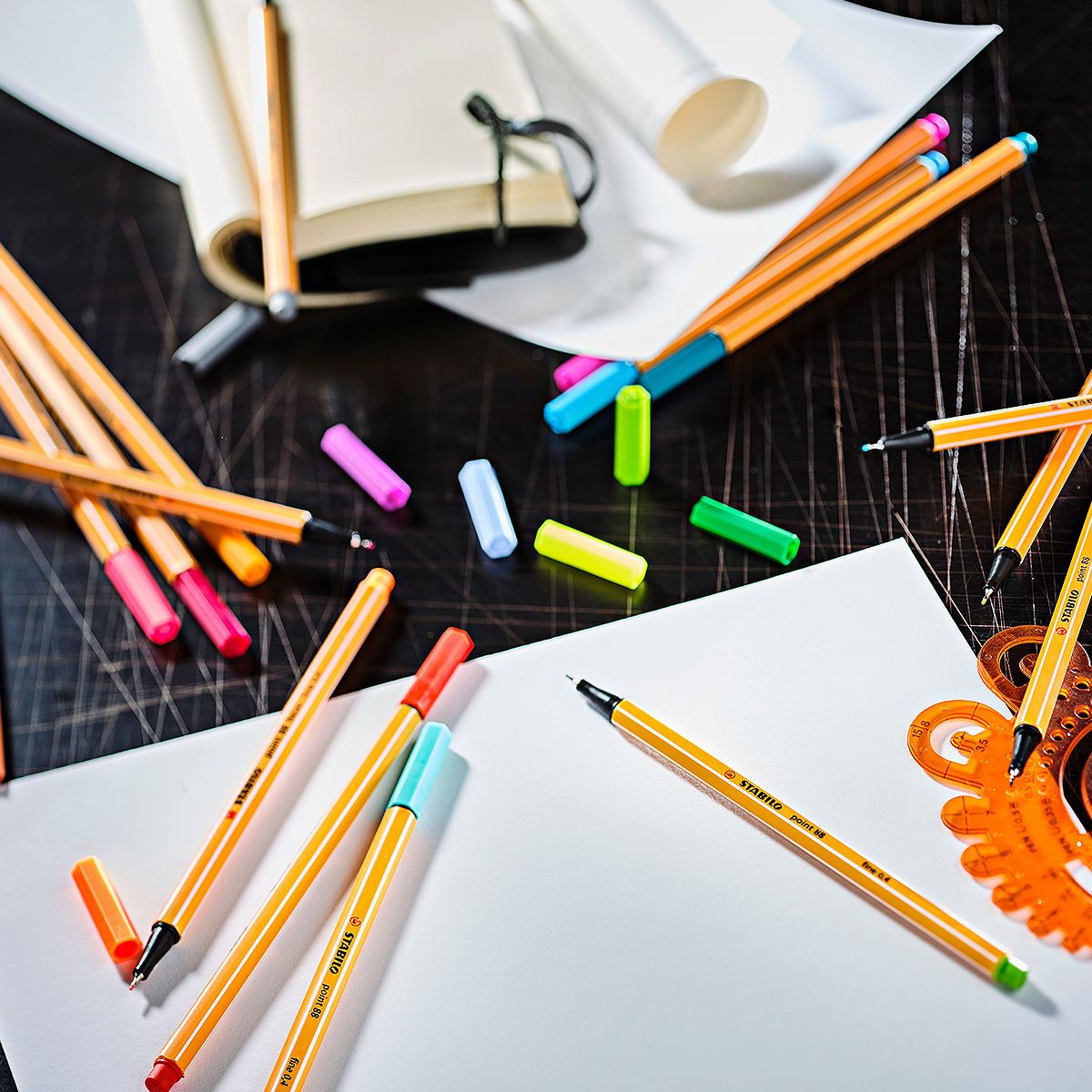 Stabilo Point 88 Arty Wallet Fineliner Color Pens, Set of 65 | Jerry's ...