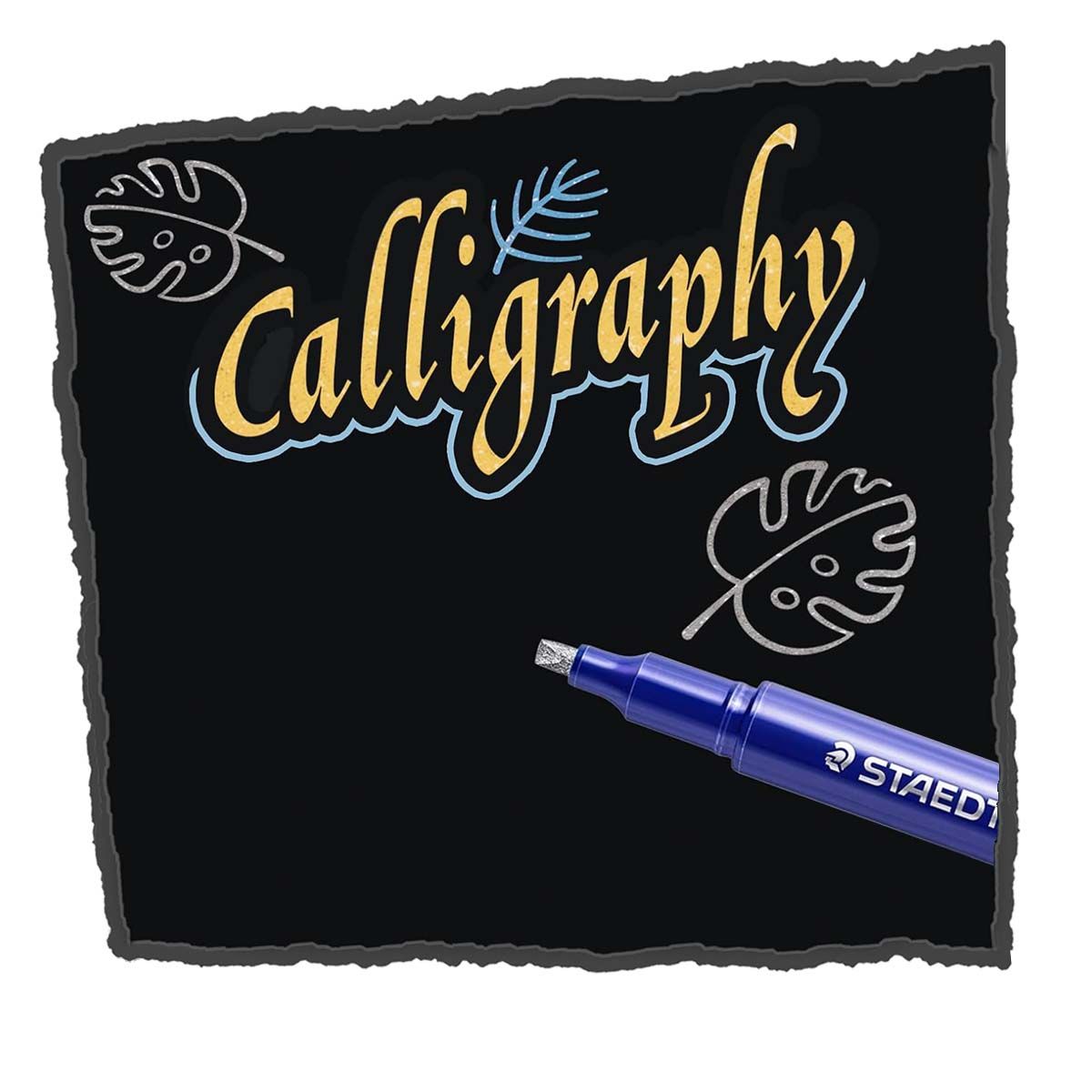 STAEDTLER Metallic Calligraphy Marker Pens Set of 5 | Jerry's Artarama