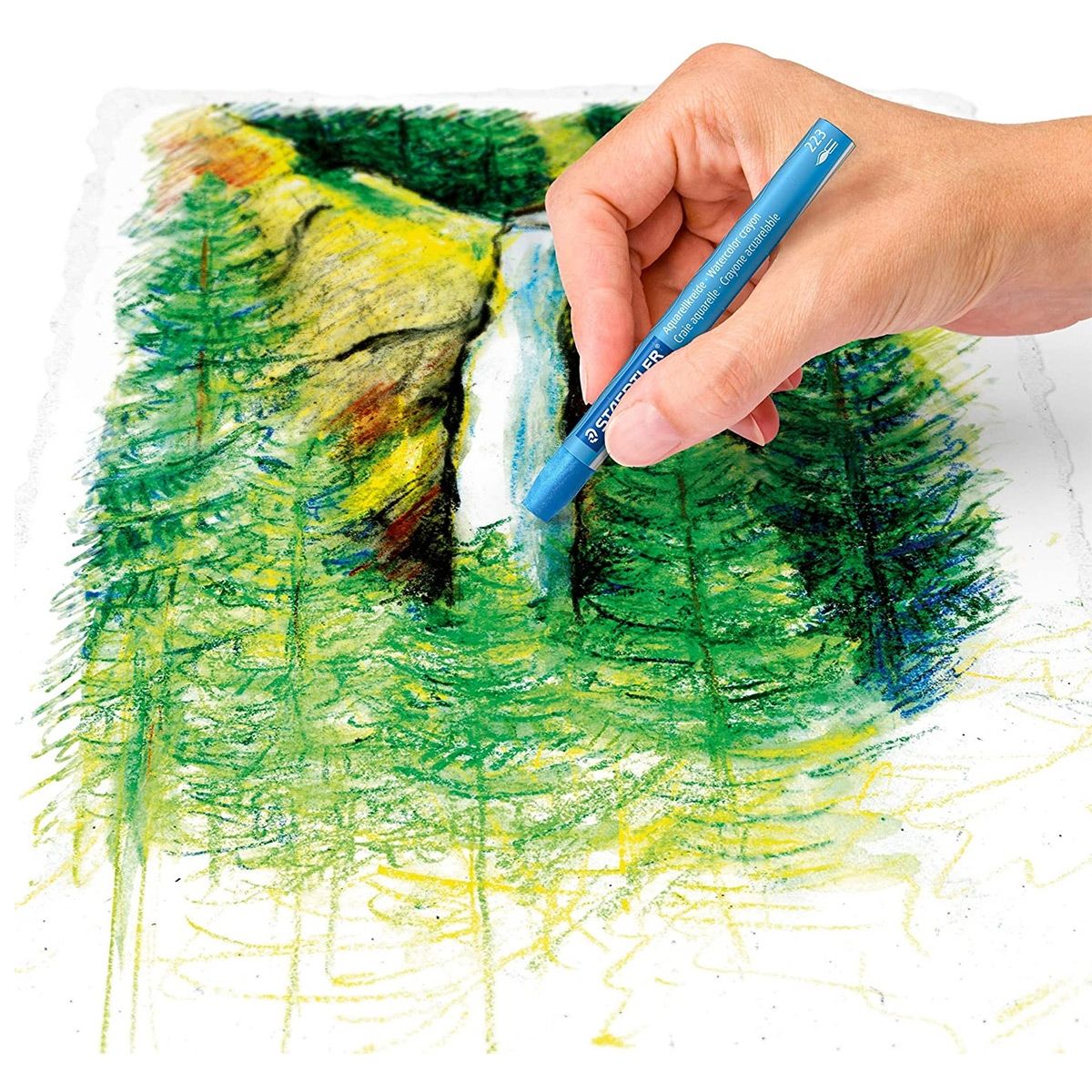 Staedtler Watercolor Crayons Set of 24 Colors (Hanging Tab) | Jerry's ...