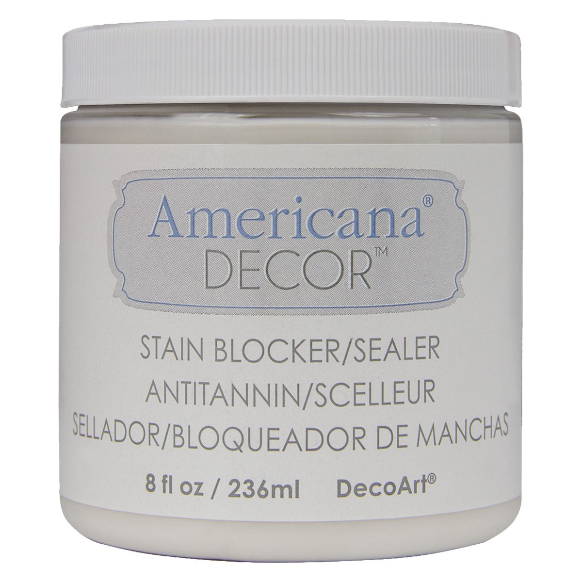 DecoArt Americana Stain Block/Sealer Clear 8oz | Jerry's Artarama