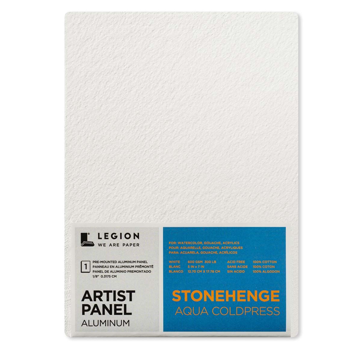 Stonehenge Aqua Aluminum Panel 300lb Cold Press - 5" x 7" White | Jerry ...
