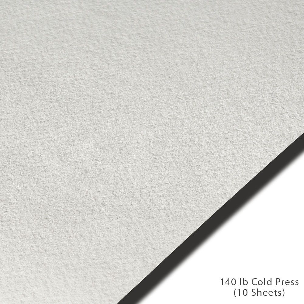 Stonehenge Aqua Watercolor Paper 22" x 30" - 140lb, Cold-Press (10 ...