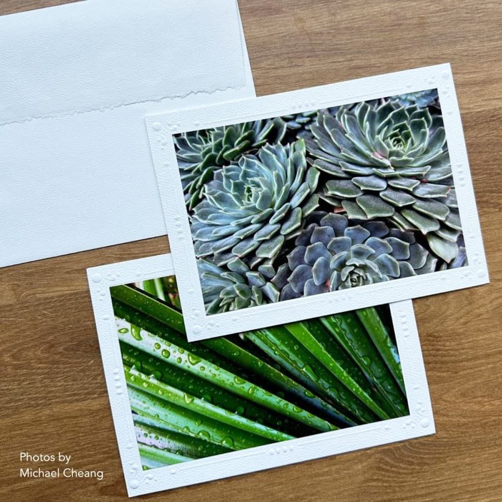 Strathmore Photo Mount Cards in White, Decorative Emboss 100Pack 5"x6 ...