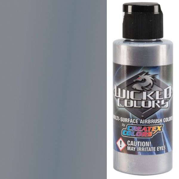 Wicked Air Airbrush Colors Pearlized Silver 2oz | Jerry's Artarama