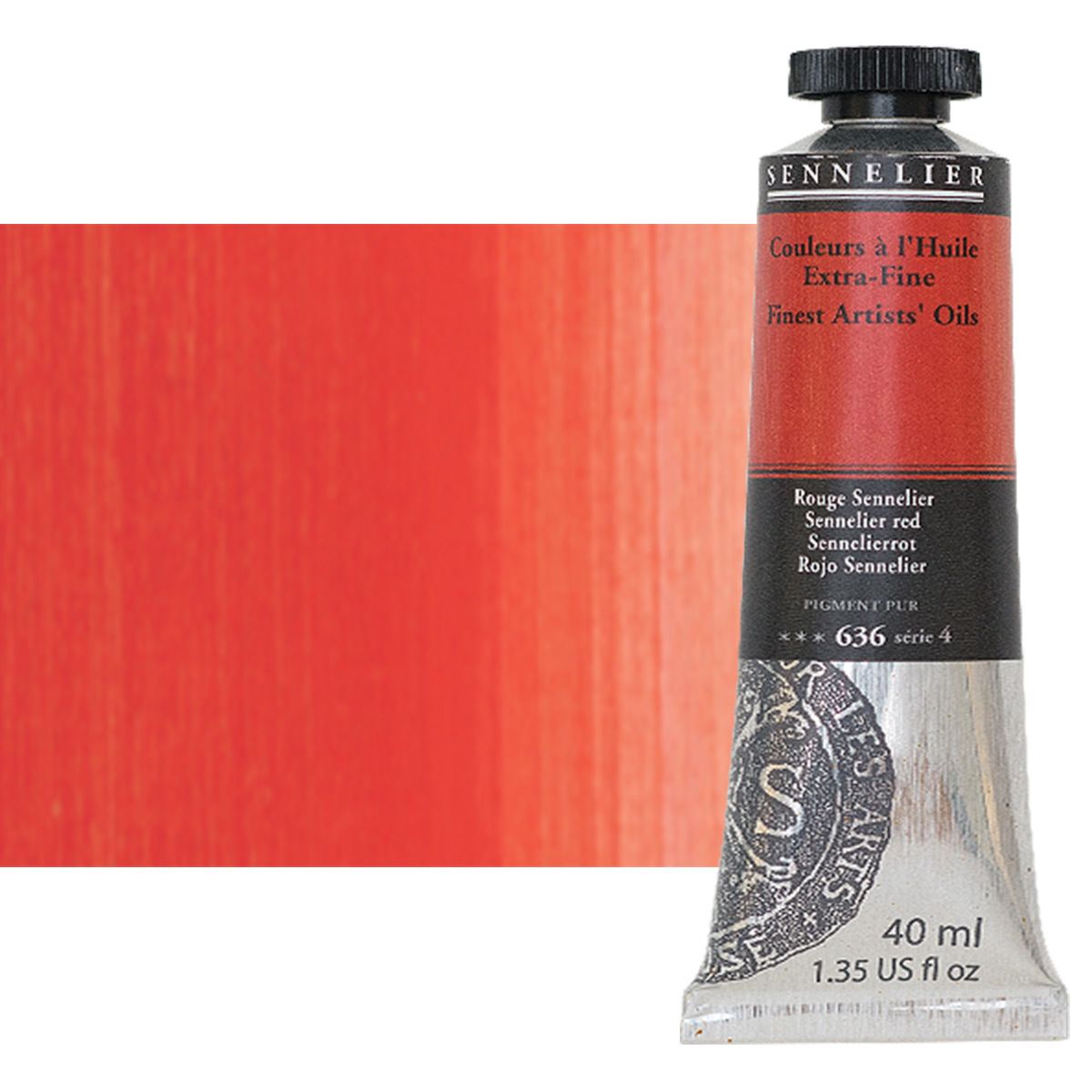 Sennelier Artists Extra-Fine Oil - Sennelier Red, 40 ml | Jerry's Artarama