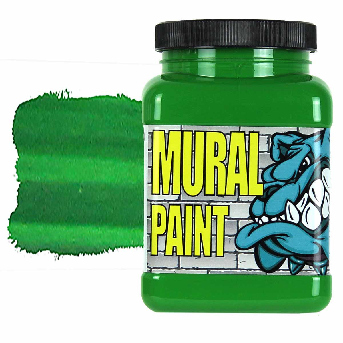 Chroma Acrylic Mural Paint - T-Rex (Brilliant Green), 16oz | Jerry's ...
