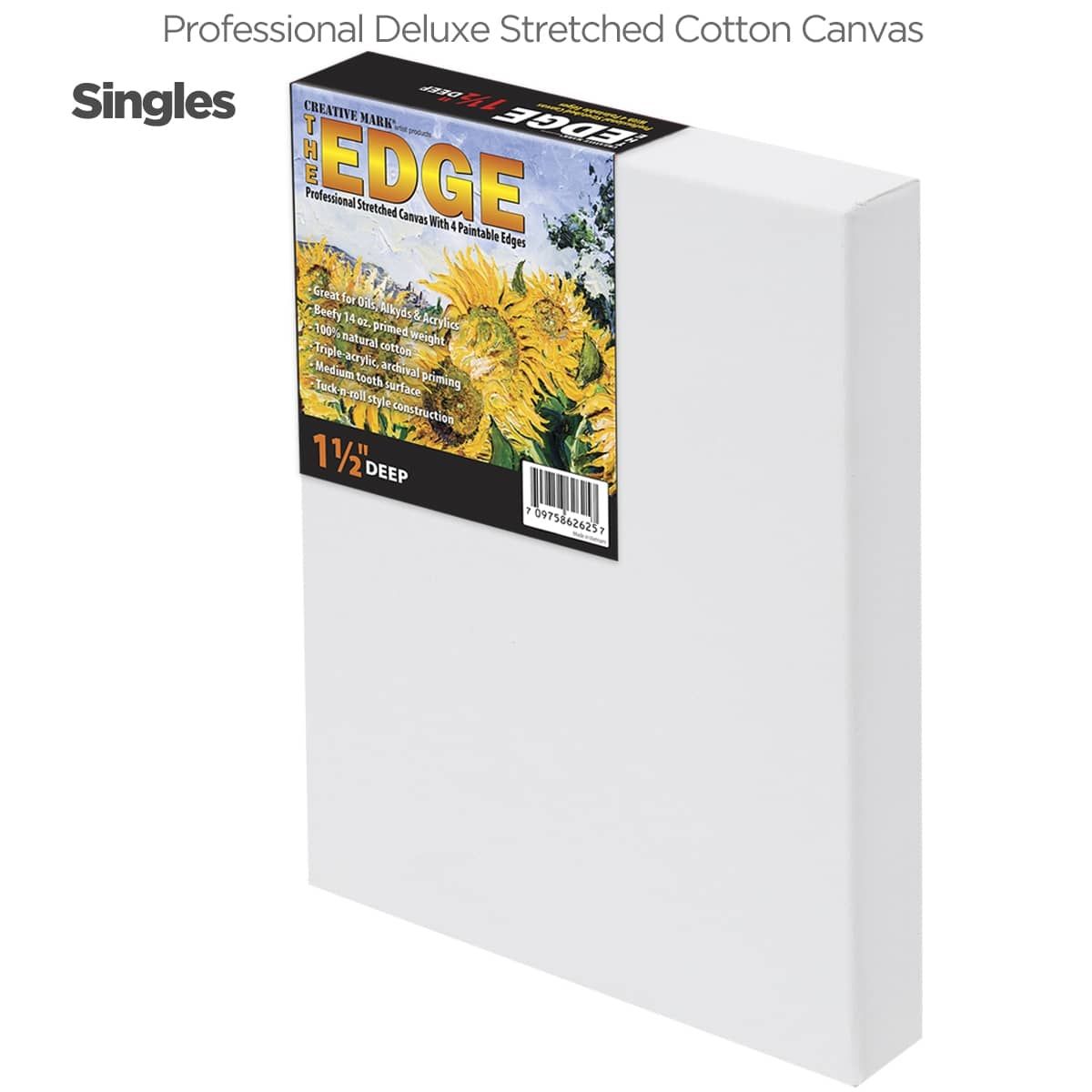 The Edge Professional Stretched Cotton Canvas | 1½" Deep Canvas | Jerry ...