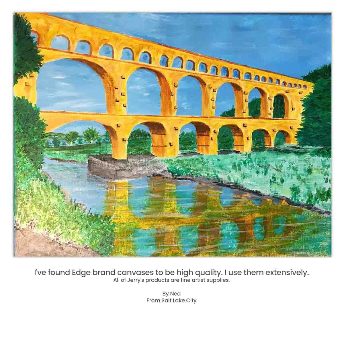 The Edge All Media Pro Cotton Canvas 12"x12" - 1-1/2" Deep | Jerry's ...