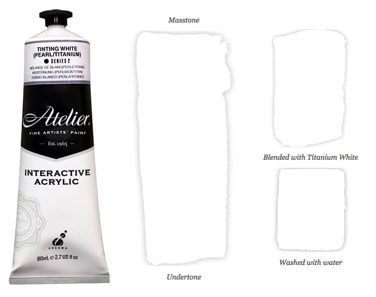 Chroma Atelier Interactive Artists Acrylic Tinting White 80 ml | Jerry ...