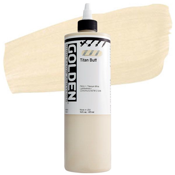 Titan Buff, 16oz, GOLDEN High Flow Acrylic | Jerry's Artarama
