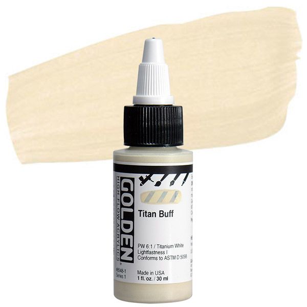 Titan Buff, 1oz, GOLDEN High Flow Acrylic | Jerry's Artarama