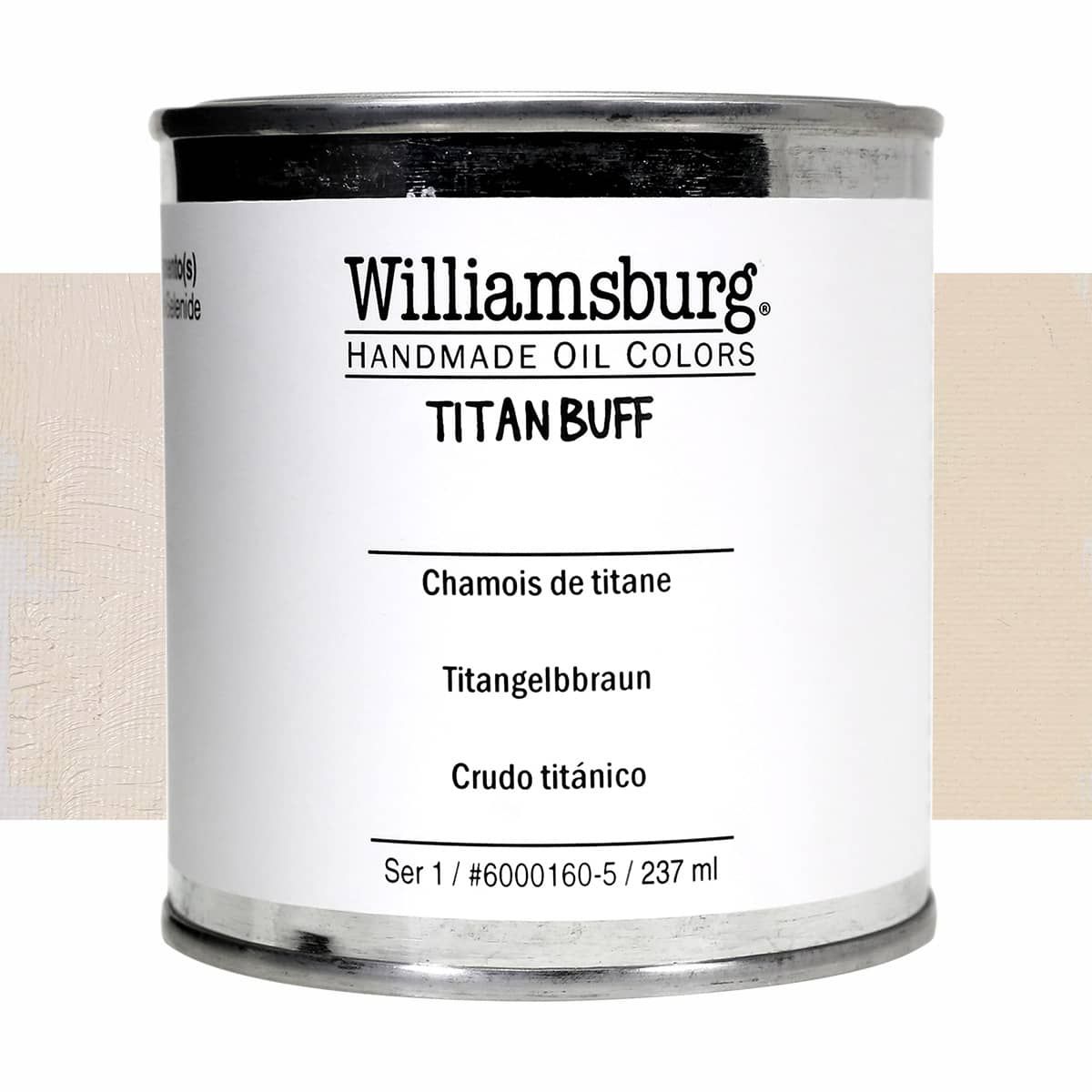 Williamsburg Handmade Oil Paint - Titan Buff, 237ml Can | Jerry's Artarama