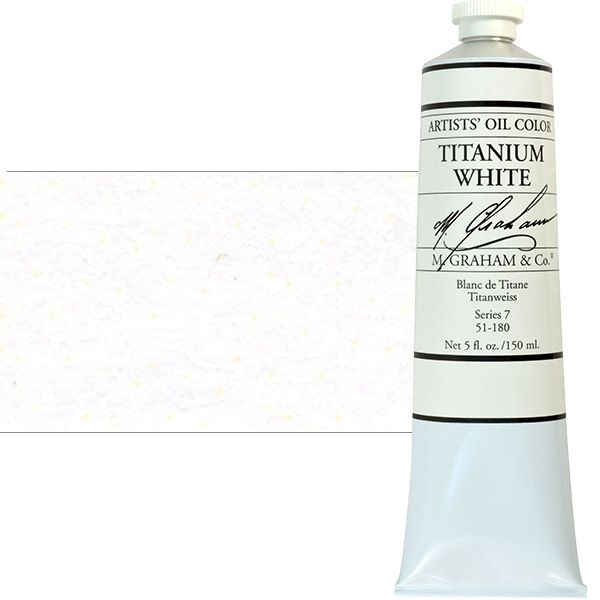 M. Graham Oil Color 5oz - Titanium White | Jerry's Artarama