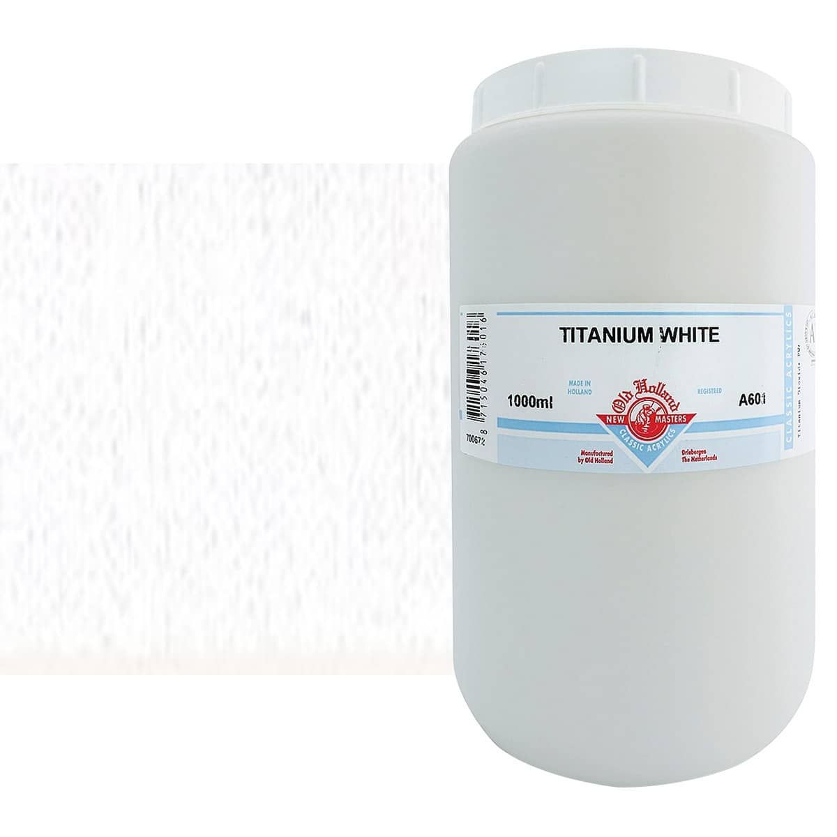 Old Holland New Masters Acrylic Titanium White 1liter Jar | Jerry's ...