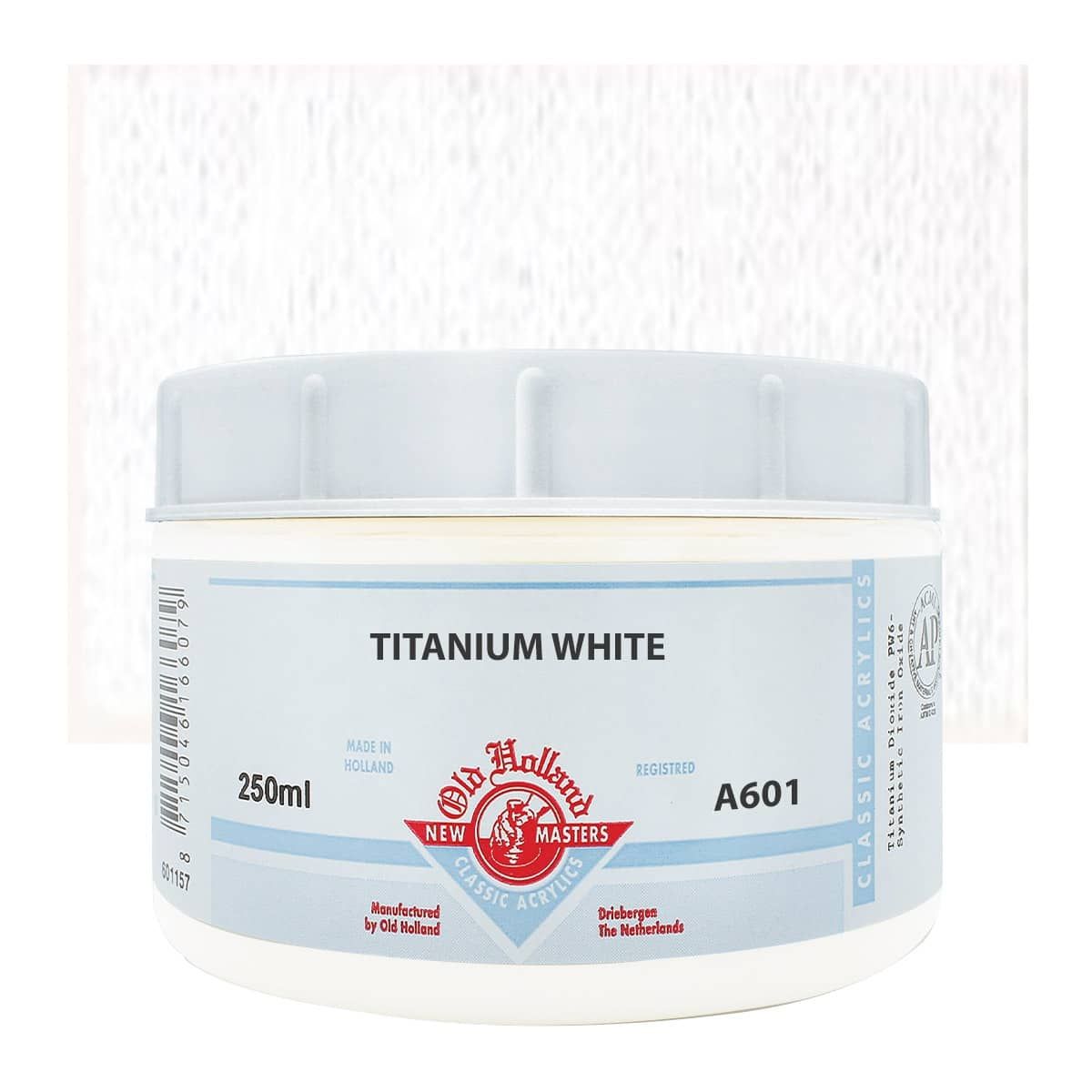 Old Holland New Masters Classic Acrylic Colors Titanium White 250 ml ...