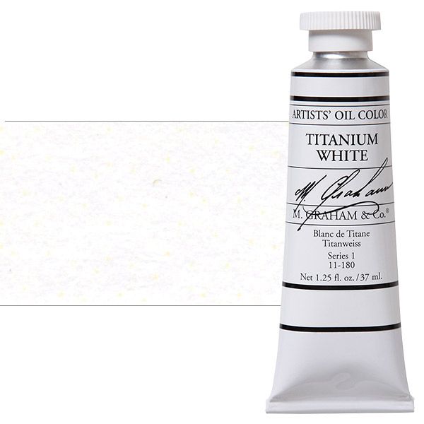 M. Graham Oil Color 37ml - Titanium White | Jerry's Artarama