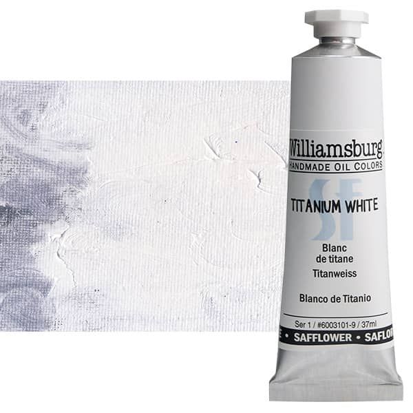 Williamsburg Handmade Safflower Oil Color 37ml Tube - Titanium White ...