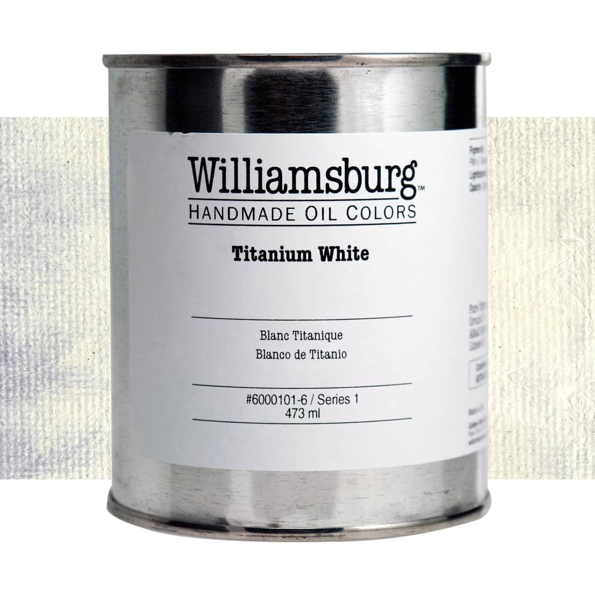 Williamsburg Handmade Oil Paint - Titanium White, 473ml Can | Jerry's ...