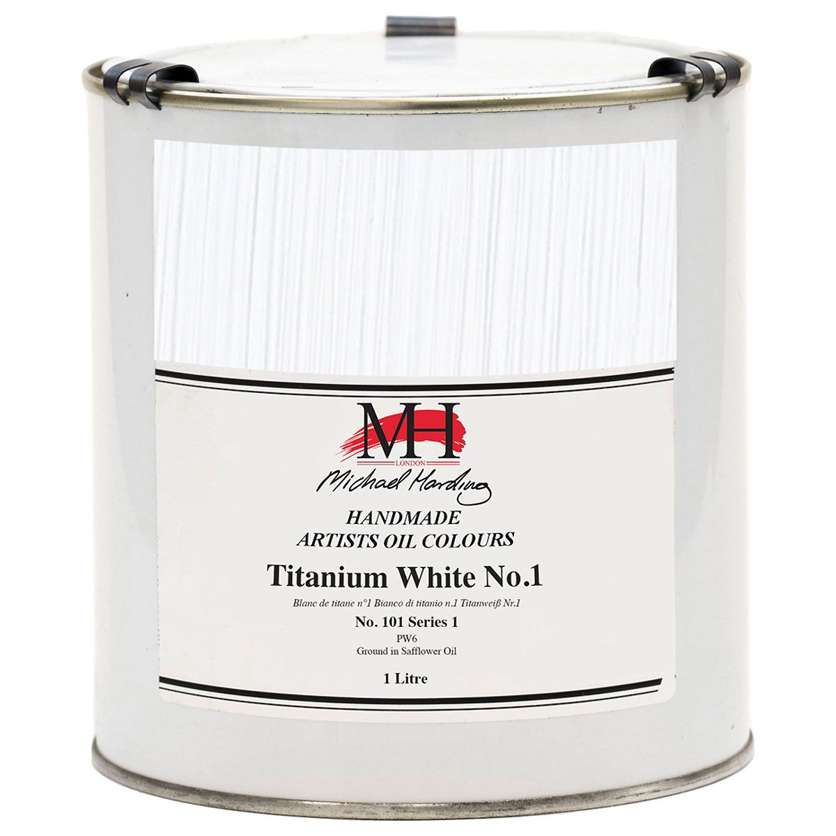Michael Harding Oil Color - Titanium White No. 1 (Safflower), 1 Liter ...