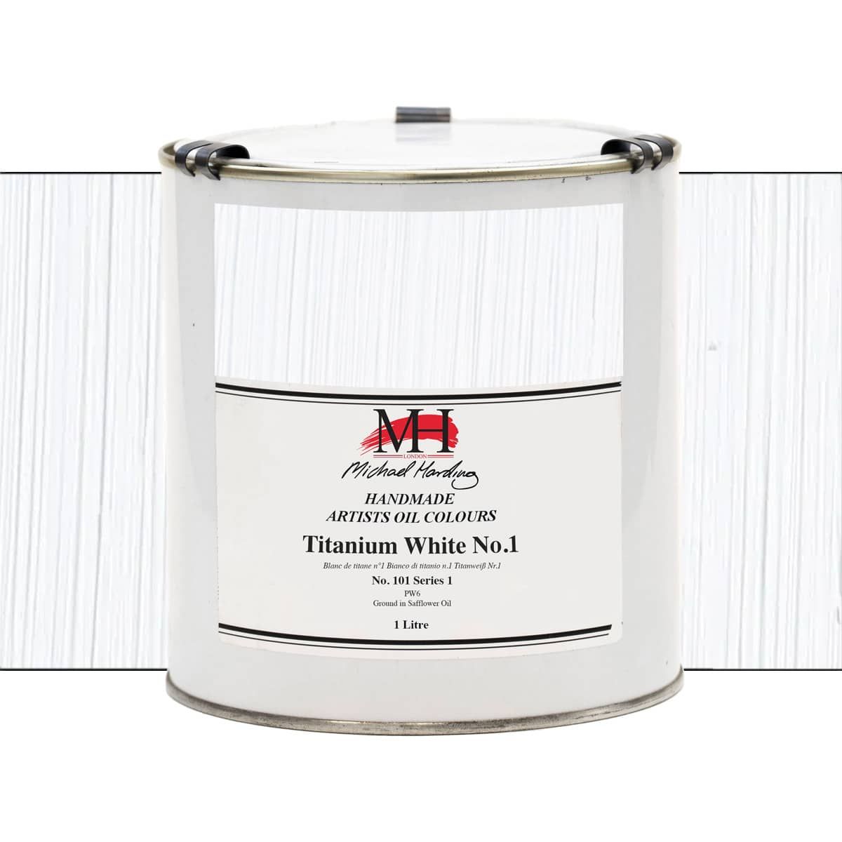Michael Harding Oil Color - Titanium White No. 1 (Safflower), 1 Liter ...