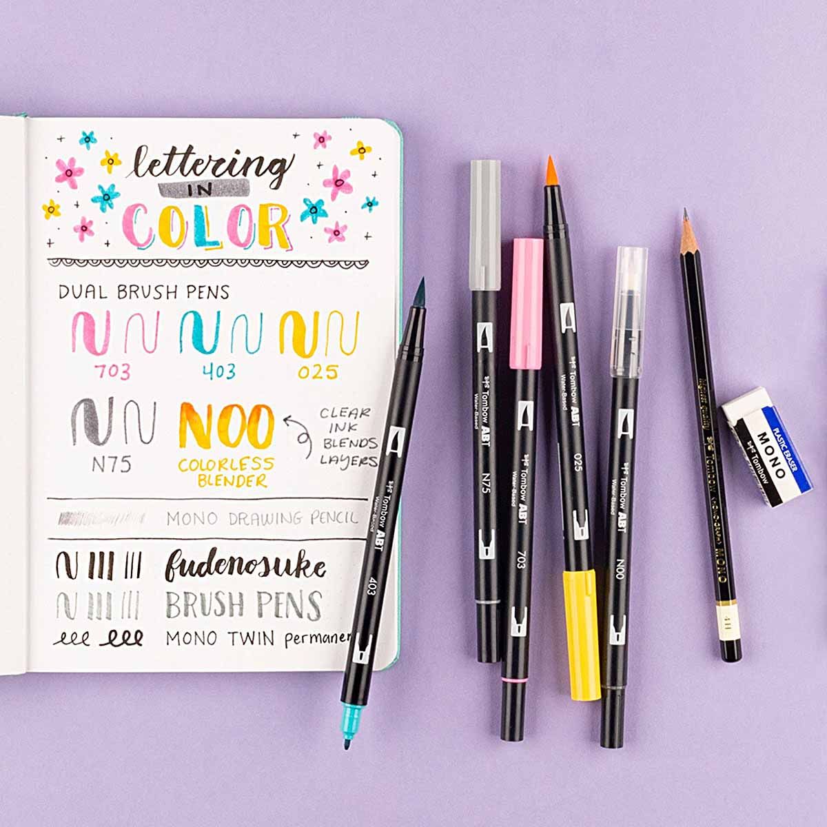 Tombow Lettering in Color Set | Jerry's Artarama